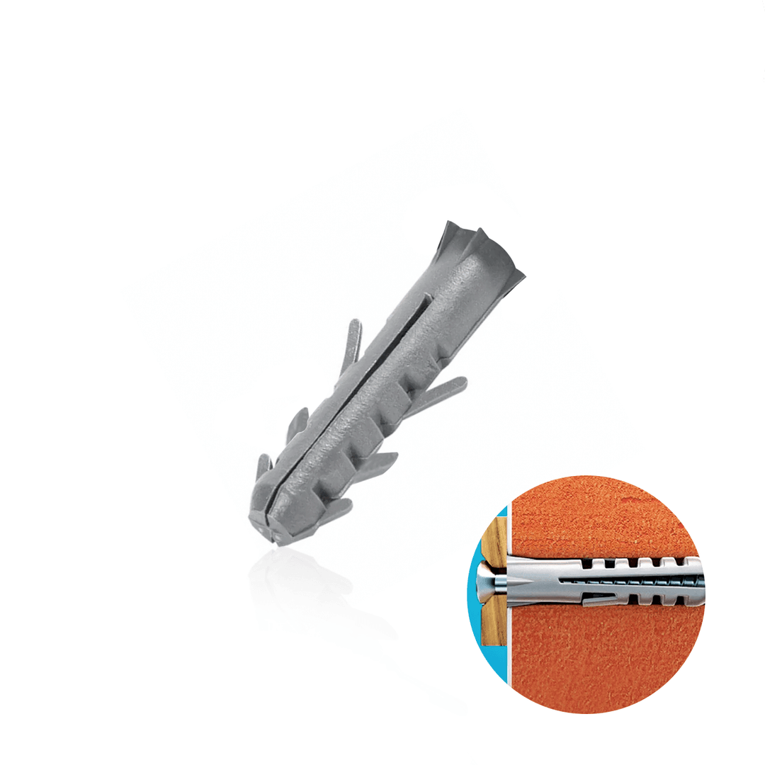 Bucha Plástica 08 Mm Parede Com 1000 Peças - Mark Ferragens